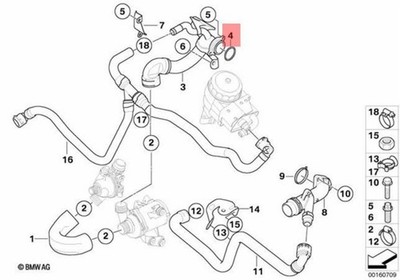 Genuine BMW X1 X3 X5 Z4 Coupe Roadster E46 E60 E61 E63 E64 O-Ring ...