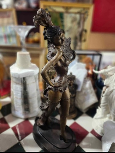 Fan Dancer, A Post Auguste Moreau Bronze Figurine | eBay