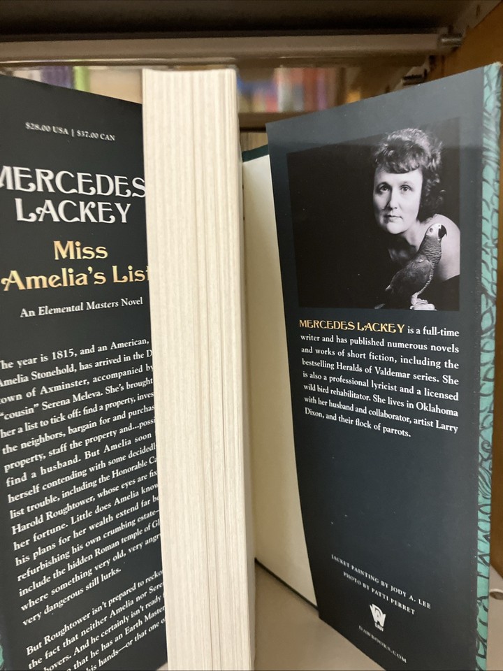 Miss Amelia's List Elemental Masters Mercedes Lackey (2024 Hardcover ...