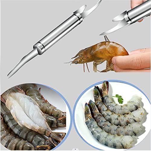 2Pcs Shrimp Deveiner Tool And Peeler, Toadfish Shrimp Cleaner, 5 In 1 ...