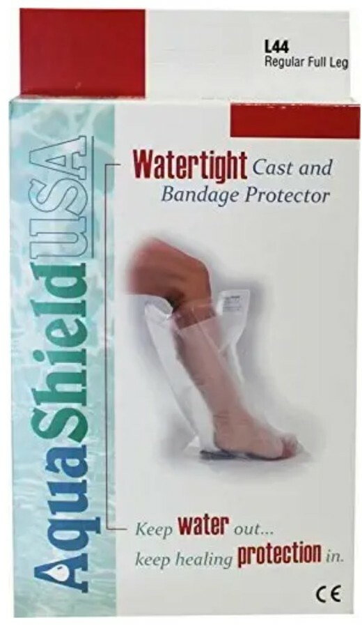 AquaShield Water Proof Cast and Bandage Protector LEG L44 Regular Full ...