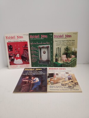 Lot of 5 Nutshell News Magazines 1986 & 1987 | eBay