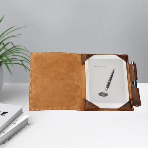 Genuine leather Supernote A5X A6X 2 nomad folio cover case with pen ...