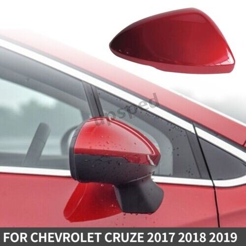 Red Right Passenger Side Mirror Cover Cap For Chevrolet Cruze 2017 2018 ...