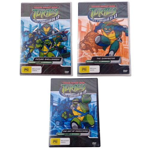 Teenage Mutant Ninja Turtles Fast Forward Volume 1, 4 & 6 - DVD R4 New ...