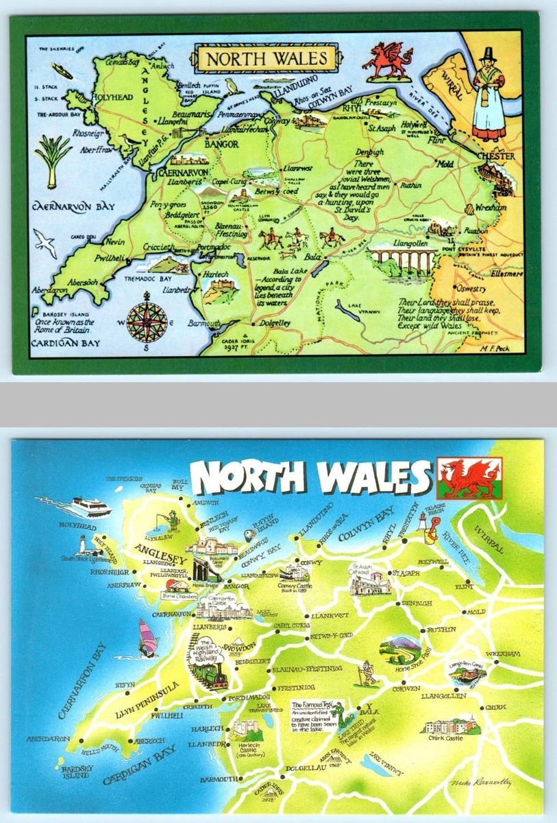 Map North Wales