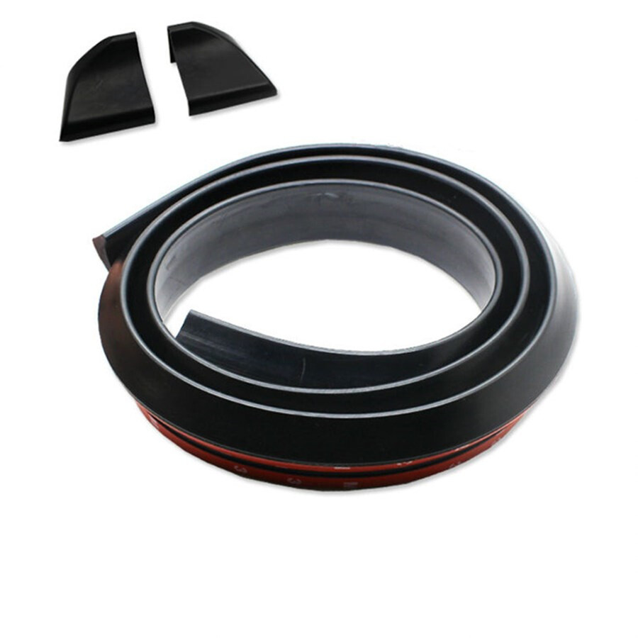 4.9ft Black Rubber Spoiler Strip for Racing Car Roof Hatch Gate Trunk ...