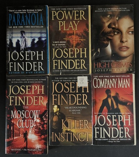 6 Joseph Finder Books- All titles and pictures listed | eBay