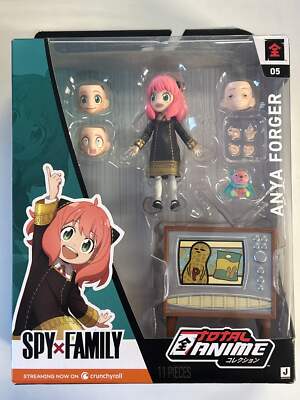 JAZWARES TOTAL ANIME ANYA FORGER FIGURE SEALED IN GREAT CONDITION BOX ...