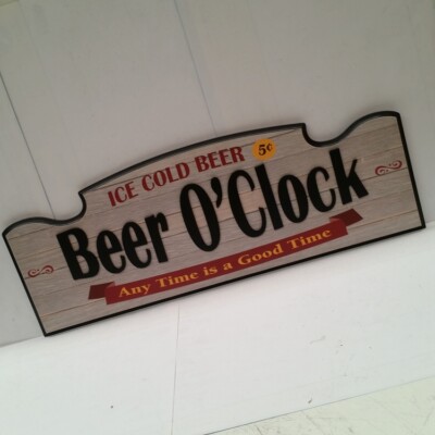 Beer O'Clock 3-D Wall Sign | eBay