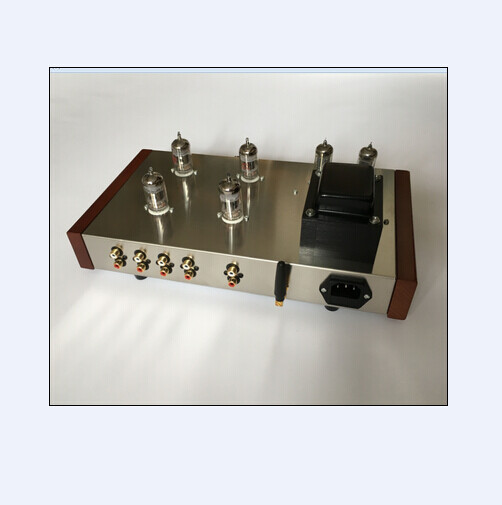 Finished 12AX7+12AU7+6Z4 vacuum tube stereo preamp with Bluetooth input ...
