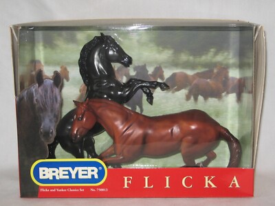 Breyer horse classic freedom series Flicka Yankee black rearing ...