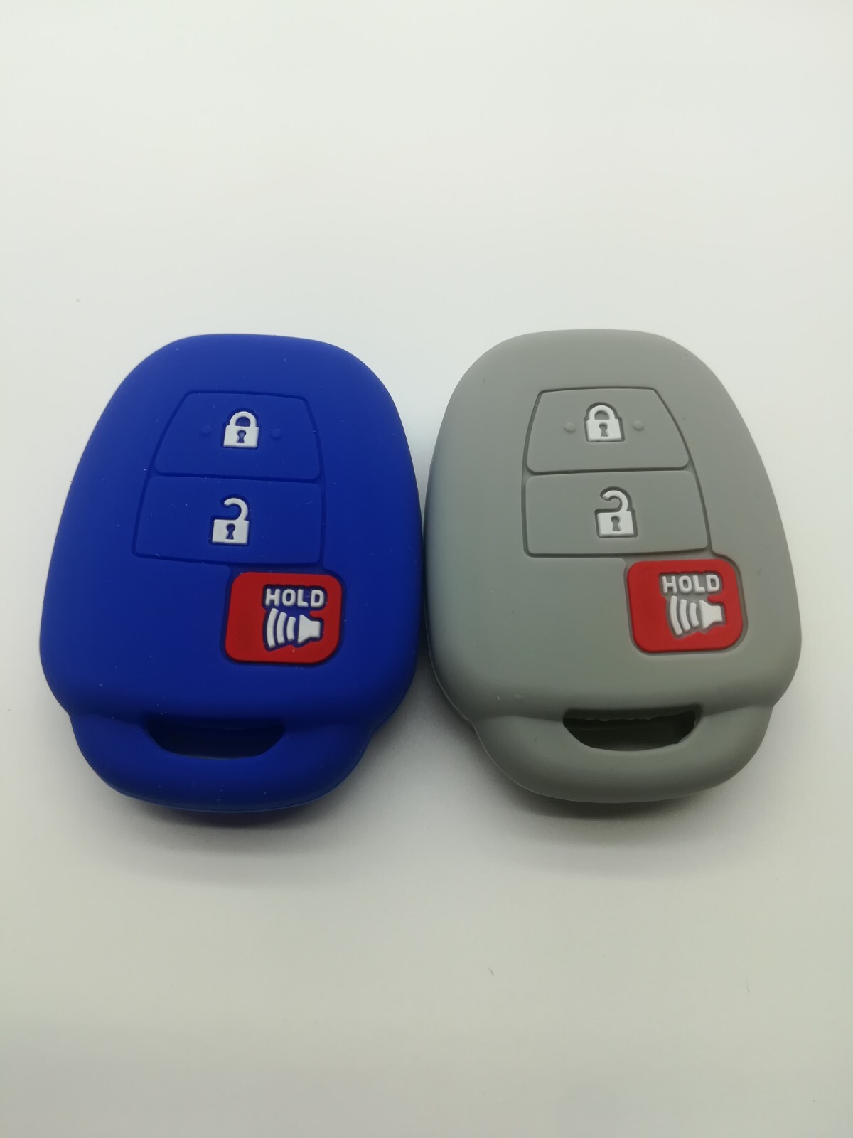 2*Fob Key Cover for Toyota RAV4 Tacoma Tundra Highlander Scion SEQUOIA ...