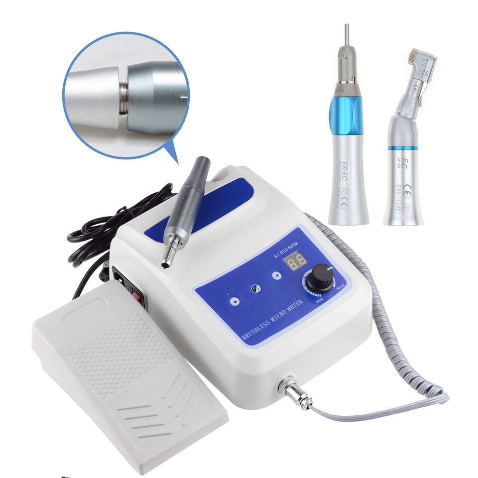 50K RPM Dental Brushless Polishing Unit Micro Motor Grinder with E-type ...