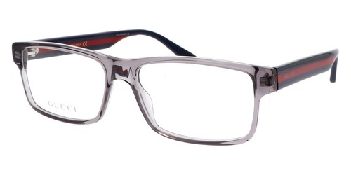 Gucci GG0752O Eyeglasses Men Blue Rectangle 56mm New 100% Authentic | eBay