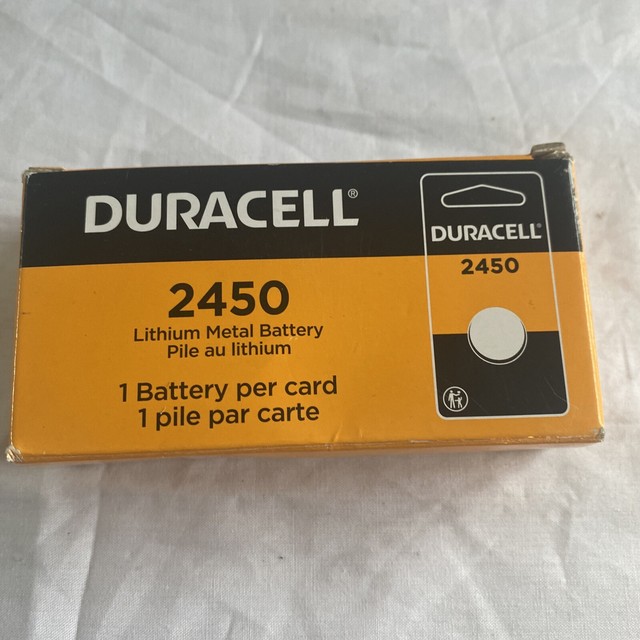Duracell DL2450/CR2450 3V Lithium Coin Cell Battery for sale online | eBay