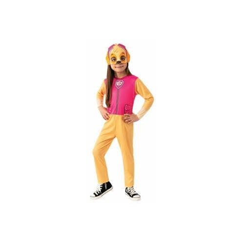 NWT Paw Patrol Skye Halloween Costume Girls XS 3-4 Jumpsuit Mask Rubie ...