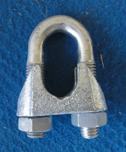 Wire Rope Grips Zinc Plated 22mm - Cable Clamp Fixing Bulldog Lifting ...