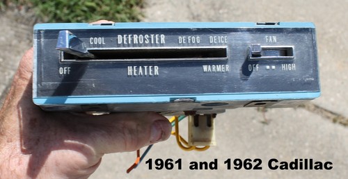 1961 1962 Cadillac DeVille Eldorado DASH MOUNT HEATER DEFROSTER ...