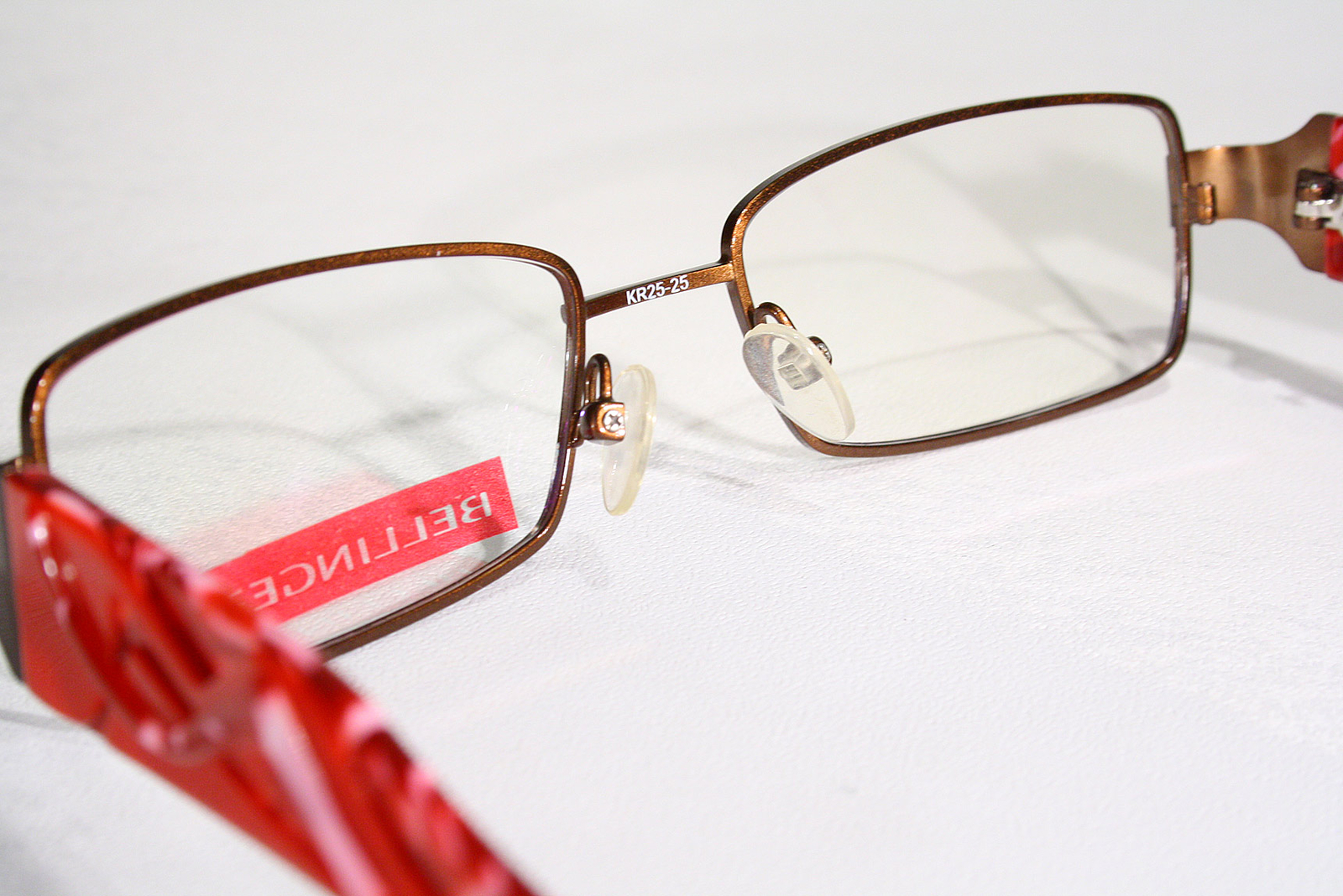 New BELLINGER Danish Eyeglass Frames Glasses with Colorful Red Pink ...