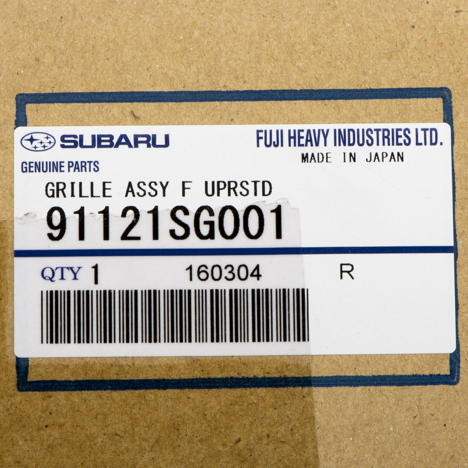 OEM GENUINE 2014-2016 Subaru Front Upper Grille Assembly Forester MPN ...