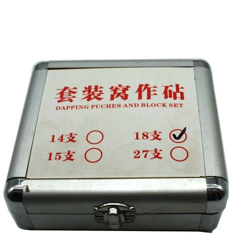 18-piece high-quality steel edging dome punch set jewelry forming tool ...