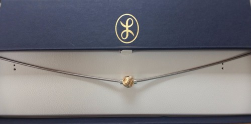 Cape Cod Anklet SS Snake Chain w/ 14K Swirl Ball (ZA5460) | eBay