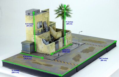 PreSale Pro-Built 1/35 Middle East Building Diorama Base | eBay