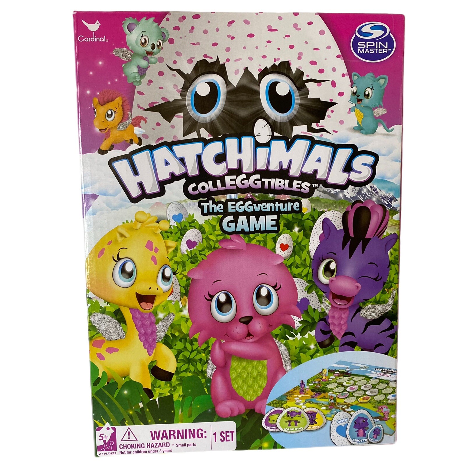 HATCHIMALS CollEGGtibles The EGGventure GAME 2017 Kids Board Game 2-4 ...