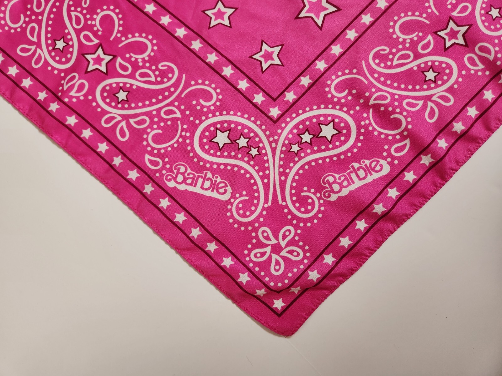 Barbie The Movie Margot Triangular Bandana Cotton Pin… - Gem
