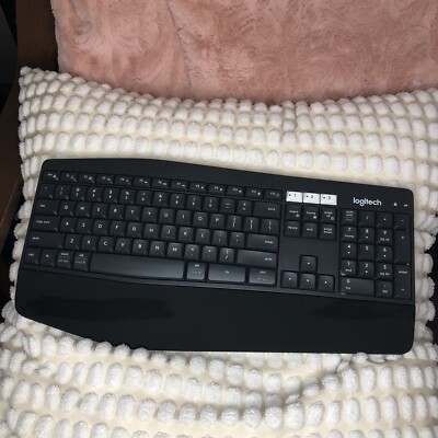 Logitech K850 Wireless Keyboard ONLY Bluetooth TESTED pair up to 3 ...