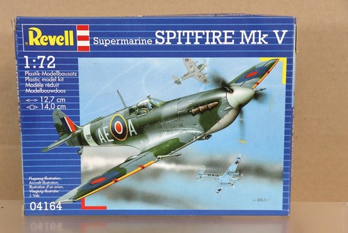 REVELL 04164 1/72 SCALE WWII RAF SUPERMARINE SPITFIRE MK V FIGHTER ...