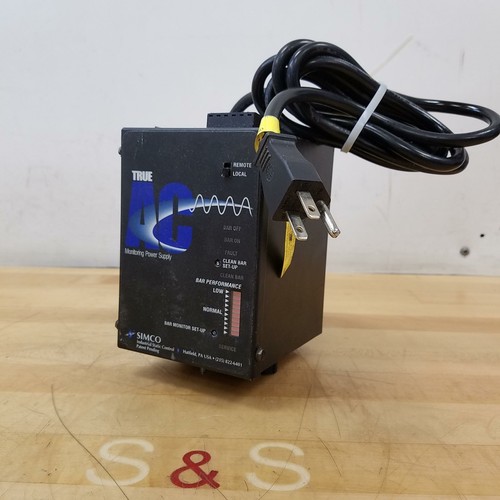 Simco 4010440 Monitoring Power Supply, 120 VAC, 0.25 Amp Output 5.8 kV ...
