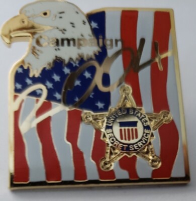 UNITED STATES SECRET SERVICE, 2004 PRESIDENTIAL CAMPAIGN LAPEL PIN | eBay