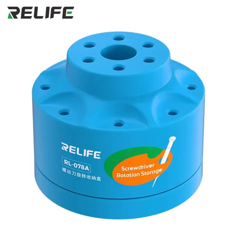 RELIFE RL-078A 360° Rotatable Multi-Functional Repair Tool Storage Rack ...