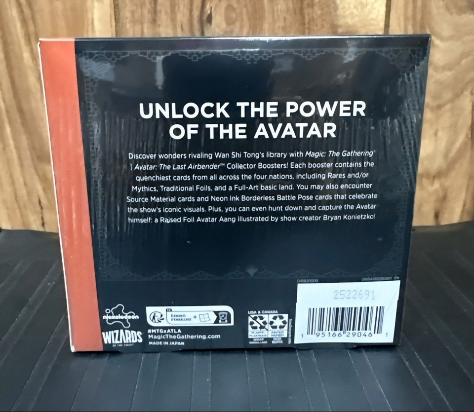 MTG Avatar The Last Airbender Collector Booster Box 12 PACS English Ver ...