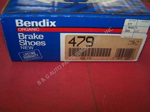 Bendix USA 479 Rear Organic Brake Shoes fits Nissan 210 310 B210 F10 ...
