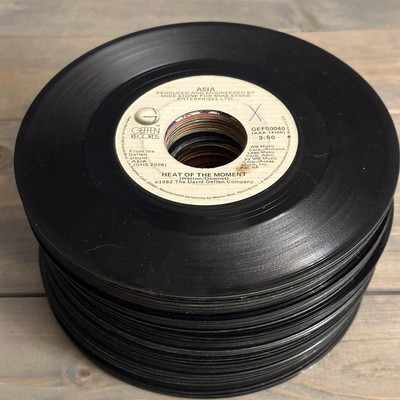 Lot Of Approximately 50 - 45's Records 45 rpm Mixed 60-80s VG-VG+ No ...