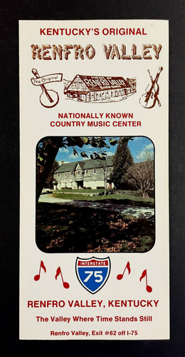 1980s Renfro Valley Kentucky Country Music Center Town Vintage Travel ...