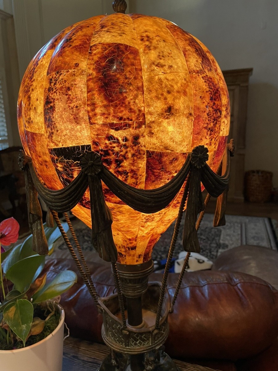 Steampunk Hot Air Balloon Lamp