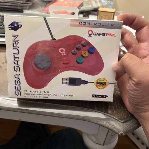 Retro-Bit Official Sega Saturn Controller Limited Run Games Breast ...