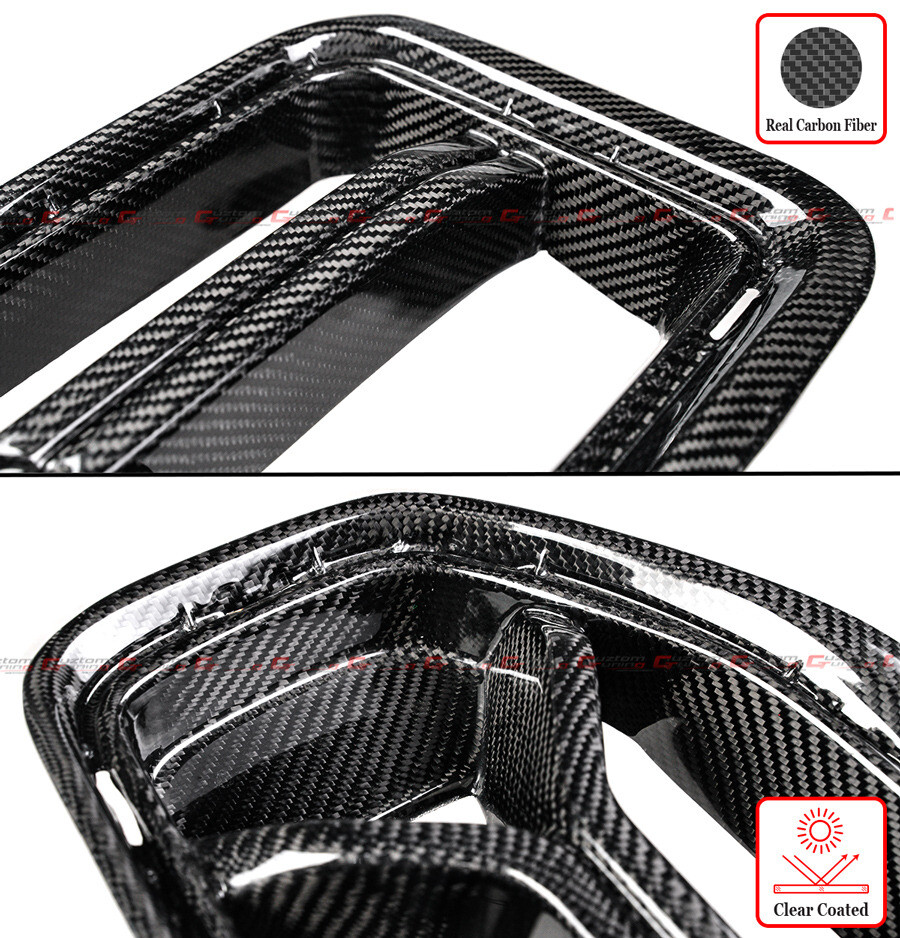 FOR 23-25 BMW G87 M2 CSL STYLE REAL CARBON FIBER FRONT NOSE KIDNEY ...