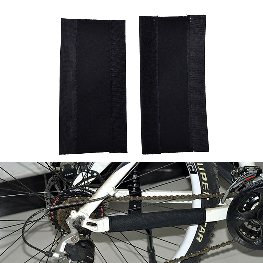 2X Cycling Bicycle Bike Frame Chain stay Protector Guard Nylon Pad ...