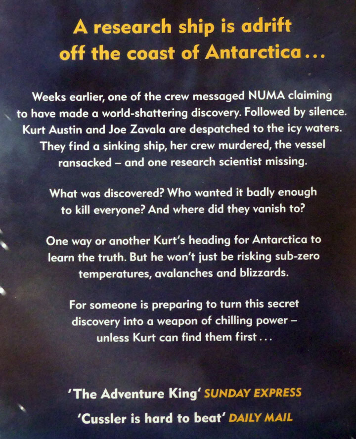 CLIVE CUSSLER Fast Ice TAMI HOAG Secrets to the Grave thriller mystery ...