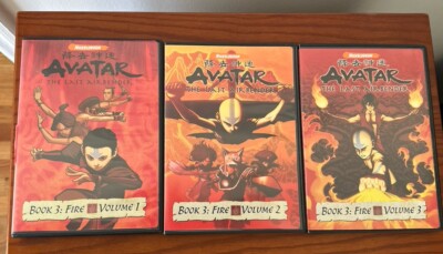 Avatar book 3 dvds Complete With Mini Comics “ Private Fire” | eBay