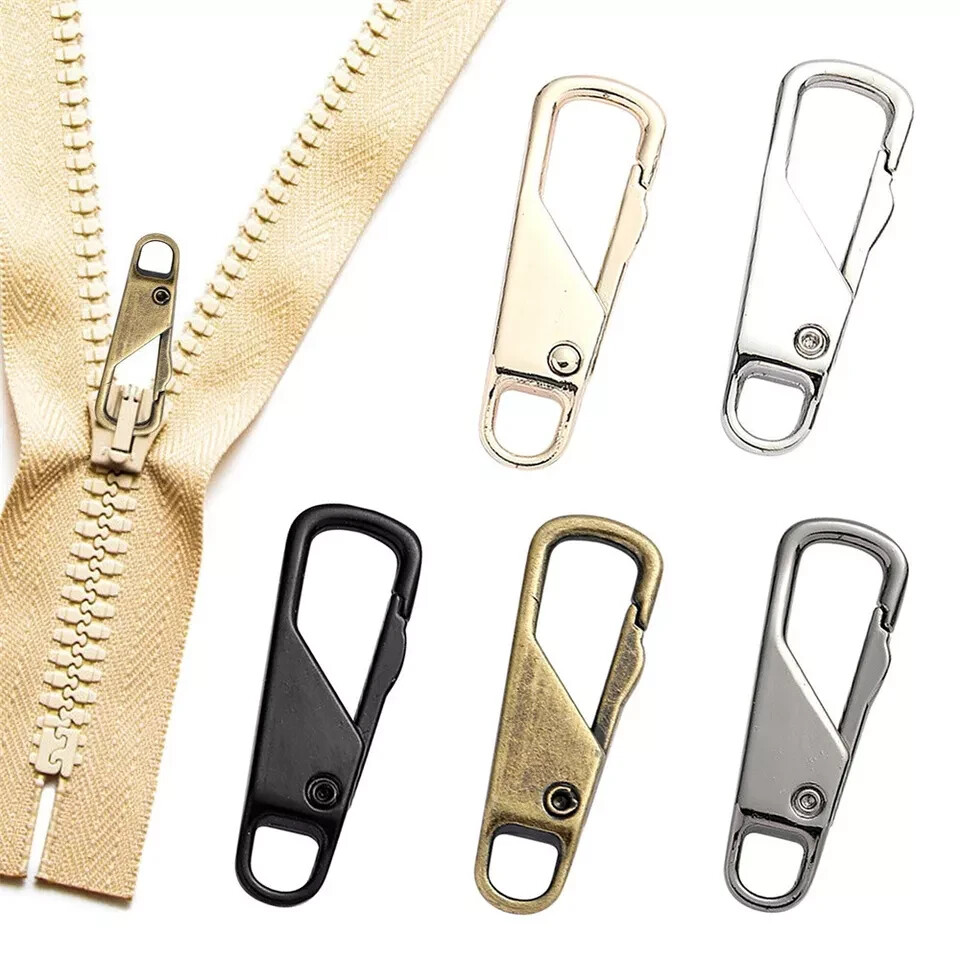 Universal Metal Zipper Pull Fixer Slider Puller Zip Head Repair ...