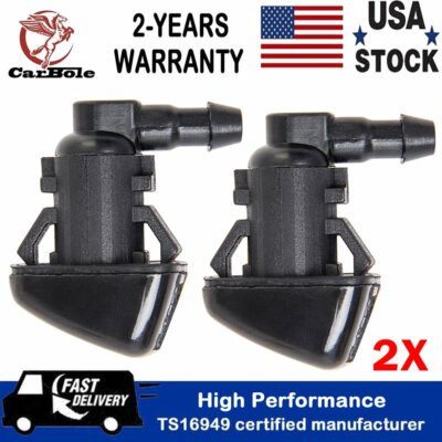 2x Windshield Washer Jet Nozzle 7C3Z17603A For Ford F250 F350 F450 F550 ...
