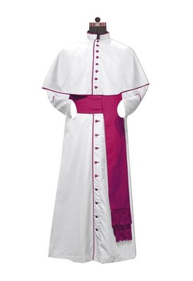 New Men White Wool & Cinture Bishop Clergy Robe Worldwide Expedited ...