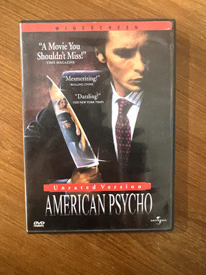 American Psycho (DVD, 2003) - WIDESCREEN/ UNRATED VERSION - Like New ...