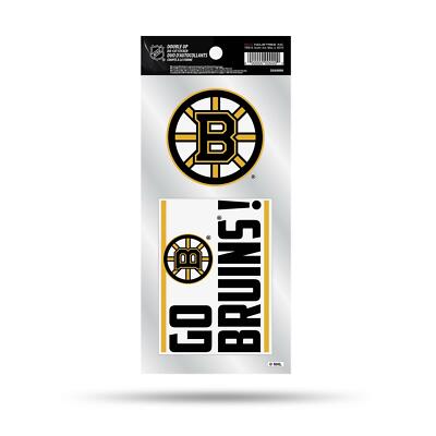 Boston Bruins Decals Double Up Die Cut 2-Piece Sticker Sheet | eBay
